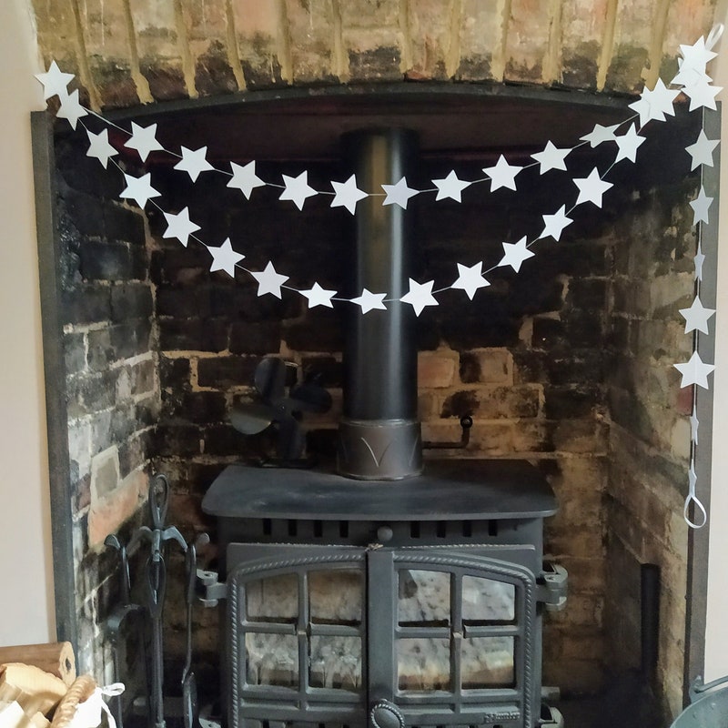 White Paper Garland - Etsy