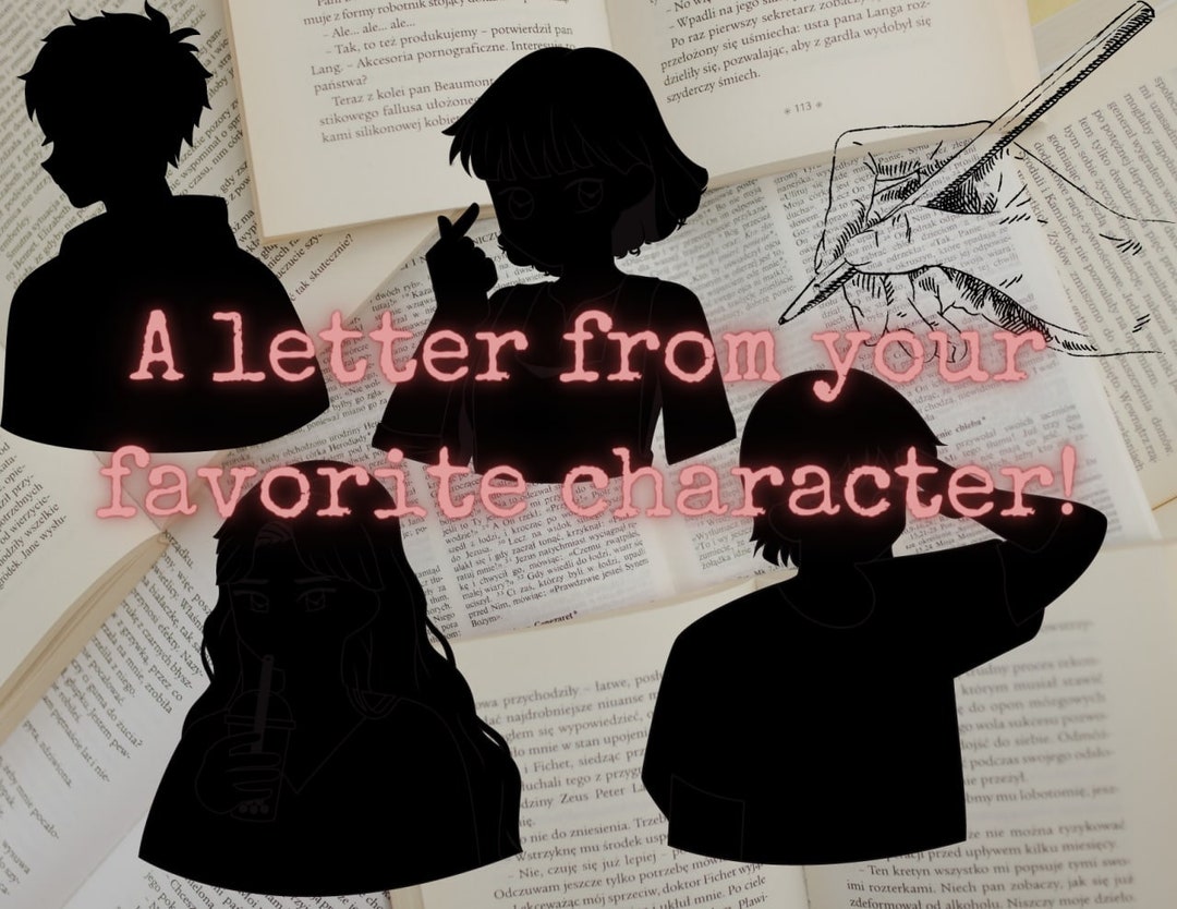 Personalized Letter From Fictional Character - Etsy
