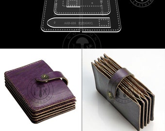 Leather Laser Cut Wallet - Etsy
