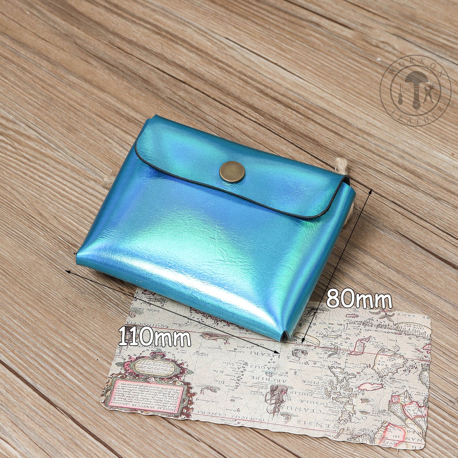 Workonleather Customized Double Open Coin Purse Pouch Wallet - Etsy