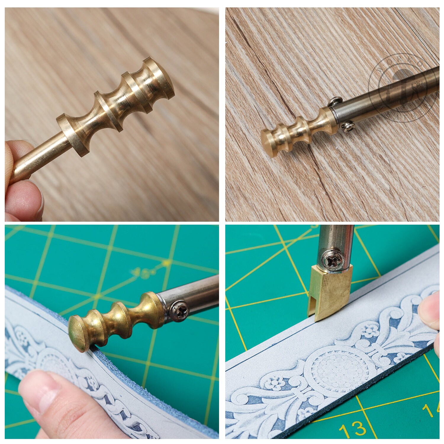 Workonleather Copper Brass Leather Edge Polisher Scriber Tool - Etsy