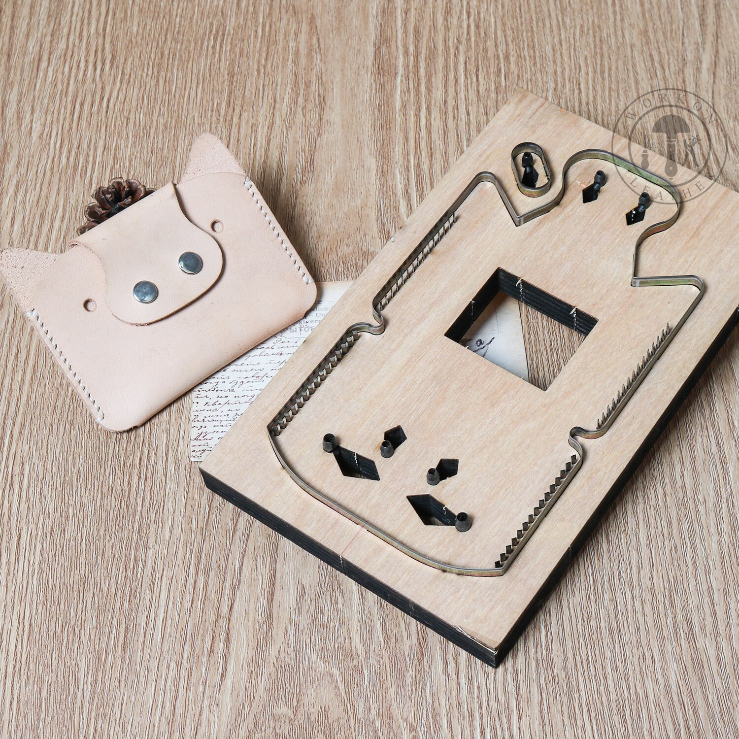 Workonleather Pig Shape Coin Holder Change Purse Wallet | Etsy