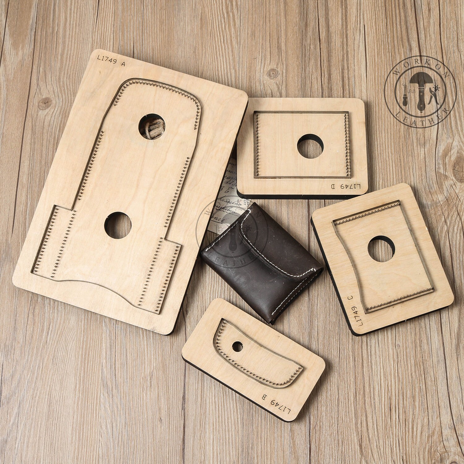 Scrapbooking Craft Supplies & Tools leather cutting die/Keychain/eather ...