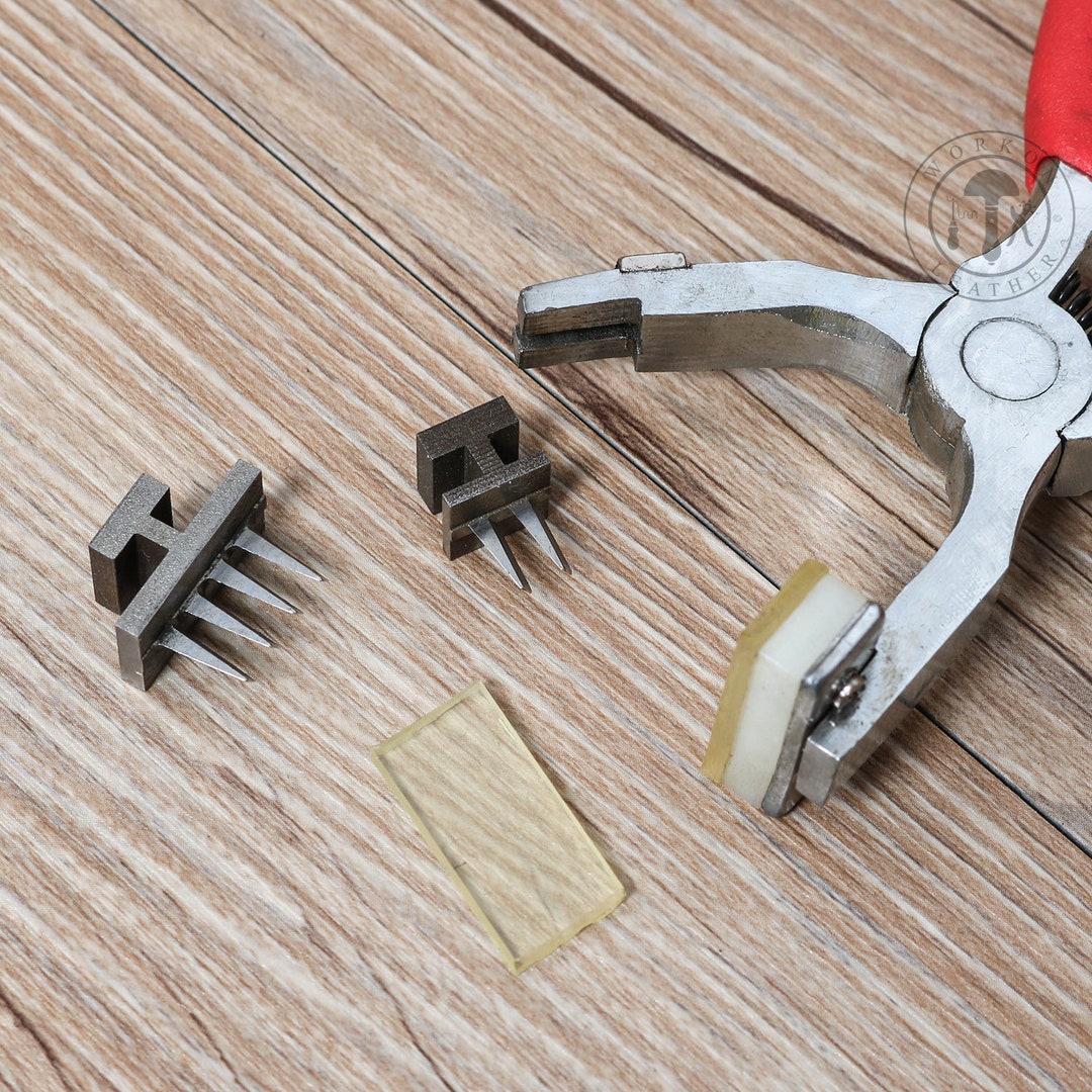 Workonleather Handheld Leather 4mm Punch Stitching Sewing Tool Plier ...