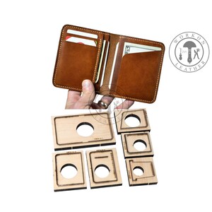 Workonleather Purse Bifold Wallet Customized Leather Cutting Die Steel ...