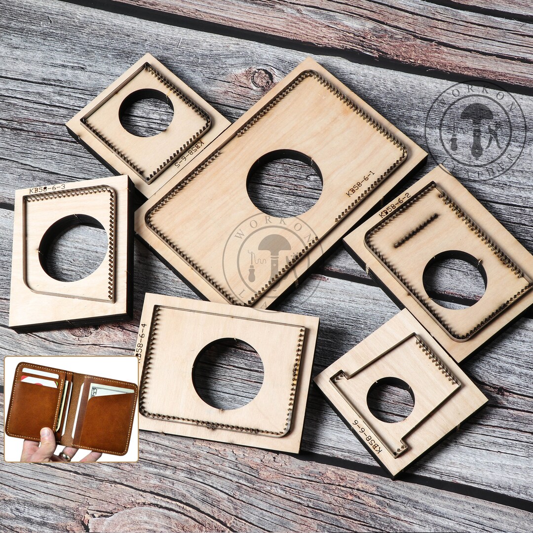 Workonleather Purse Bifold Wallet Customized Leather Cutting Die Steel ...