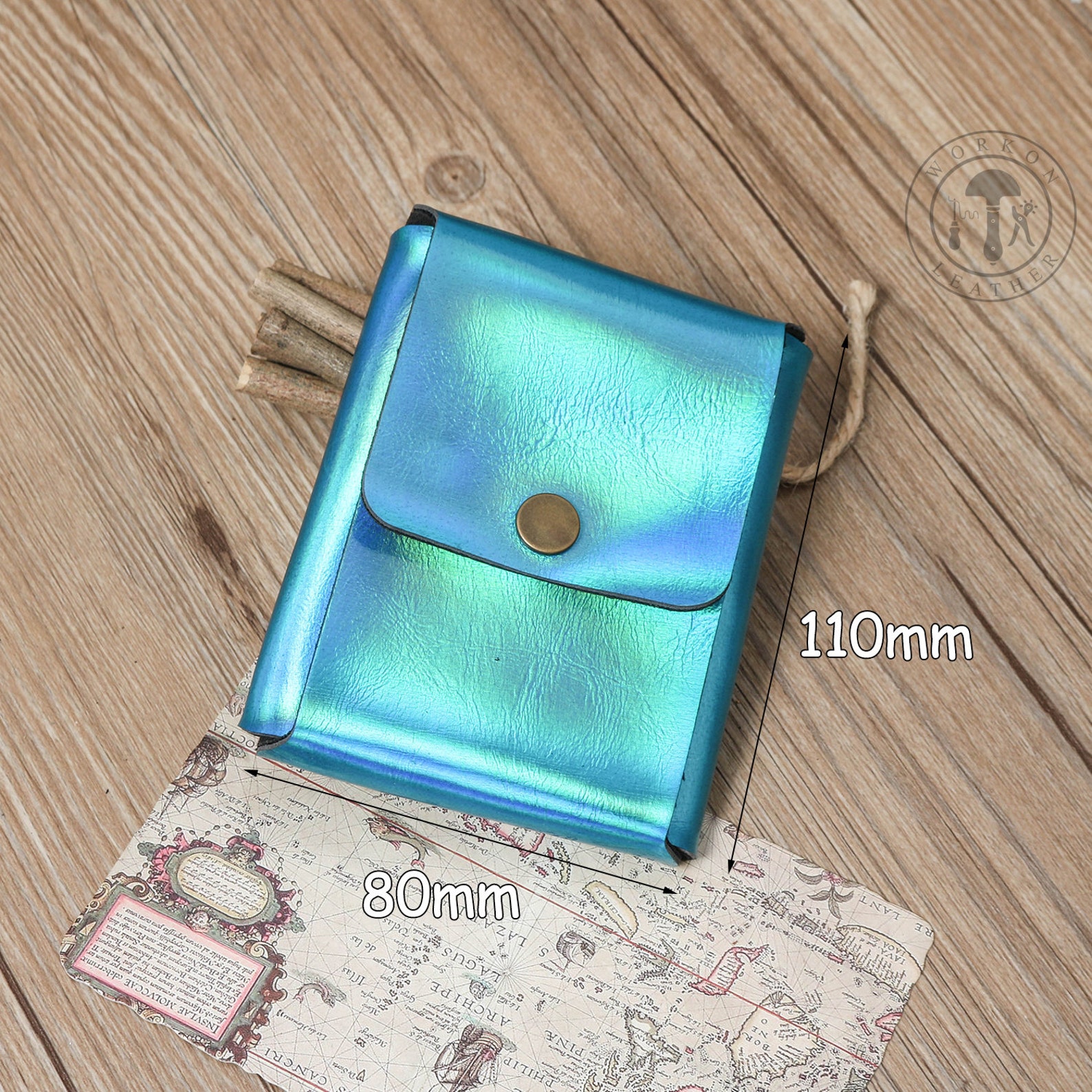 Workonleather Customized Double Open Coin Purse Pouch Wallet - Etsy