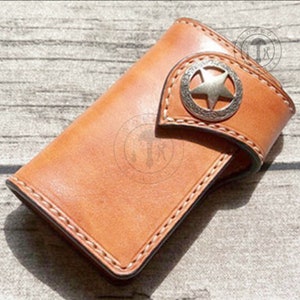 Workonleather Key Holder Key Chain Purse Customized Leather - Etsy