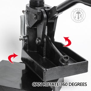 Workonleather8360 5 Ton/360 Angle Manual Leather Die Cutting Machine ...