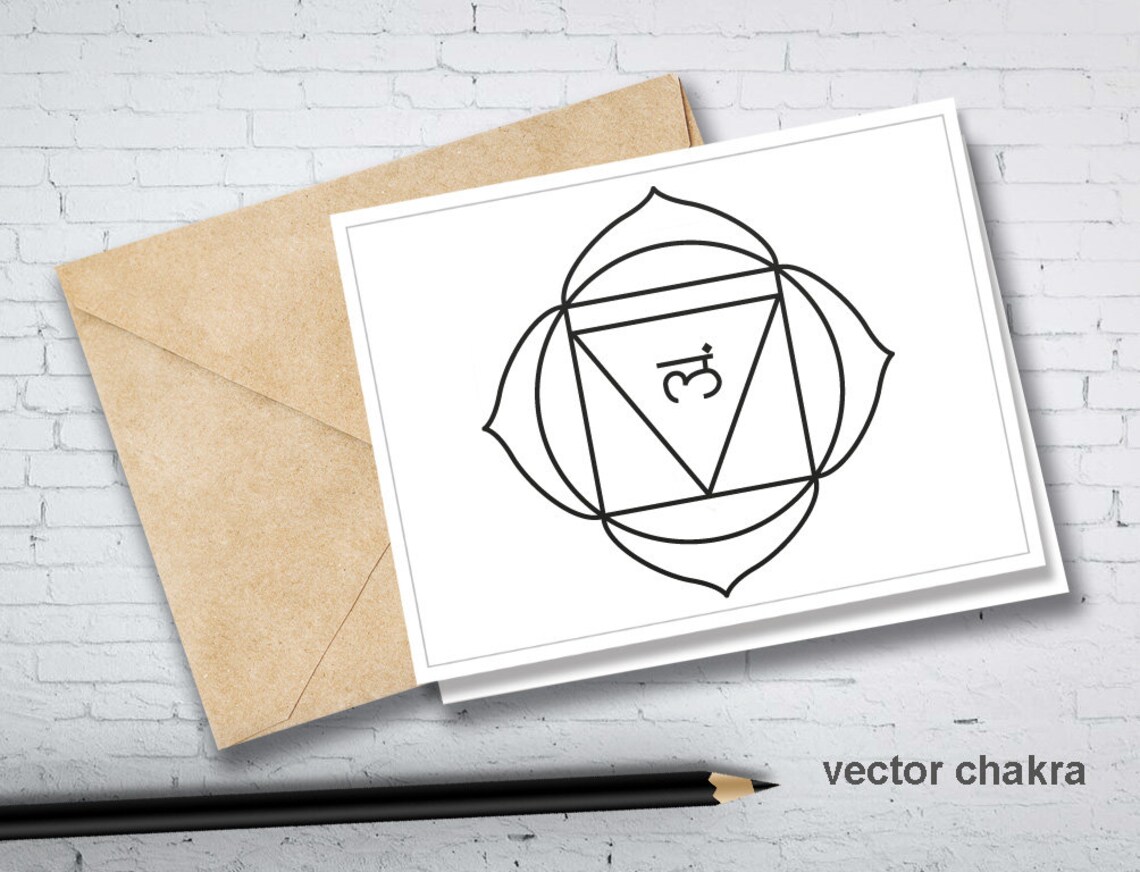 Instant Download-yoga Signs-yoga Line-yoga Chakra-printable Chakra-yoga ...