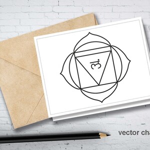 Instant Download-yoga Signs-yoga Line-yoga Chakra-printable Chakra-yoga ...