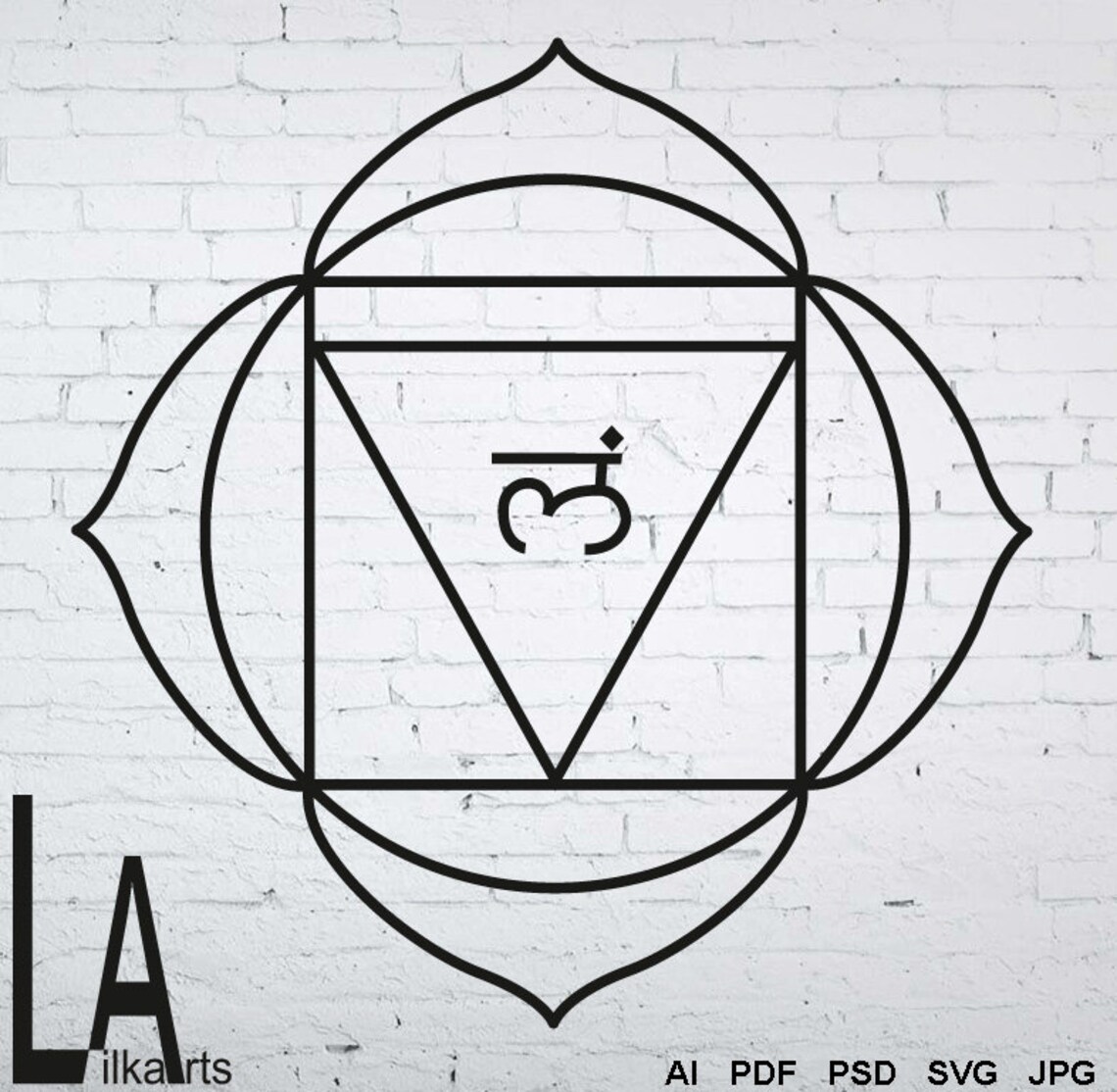 Instant Download-yoga Signs-yoga Line-yoga Chakra-printable Chakra-yoga ...