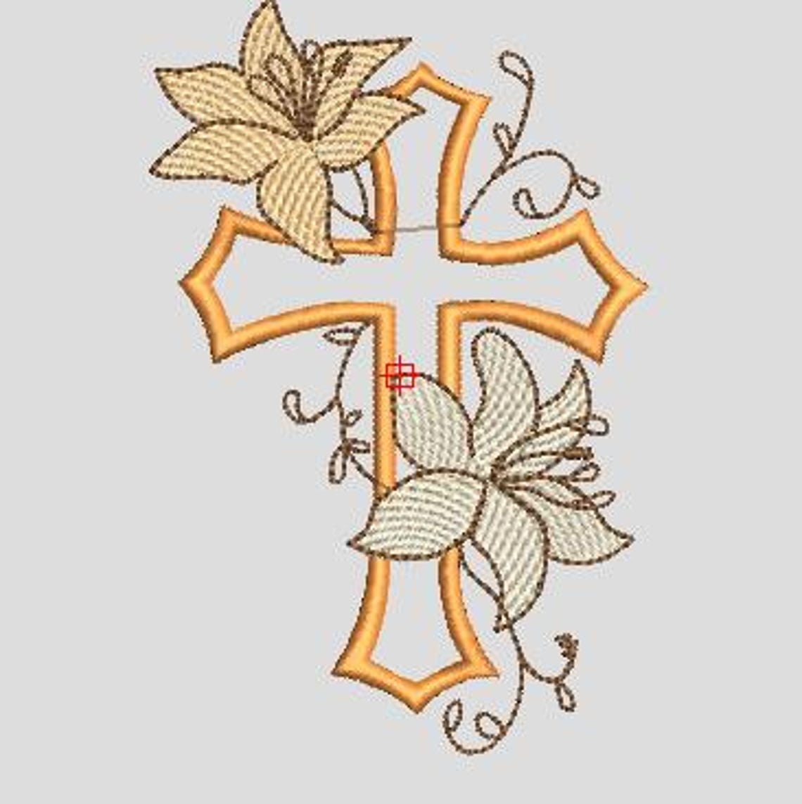 Cross Embroidery Design, Cross Machine Embroidery Design, Stickdatei ...