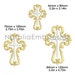 Cross Embroidery Design, Cross Machine Embroidery Design, Christening ...