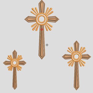 Cross Machine Embroidery Design: Christening Gift (digital File) - Etsy