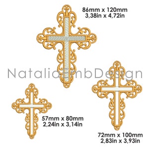 Cross Embroidery Design, Cross Machine Embroidery Design, Stickdatei ...