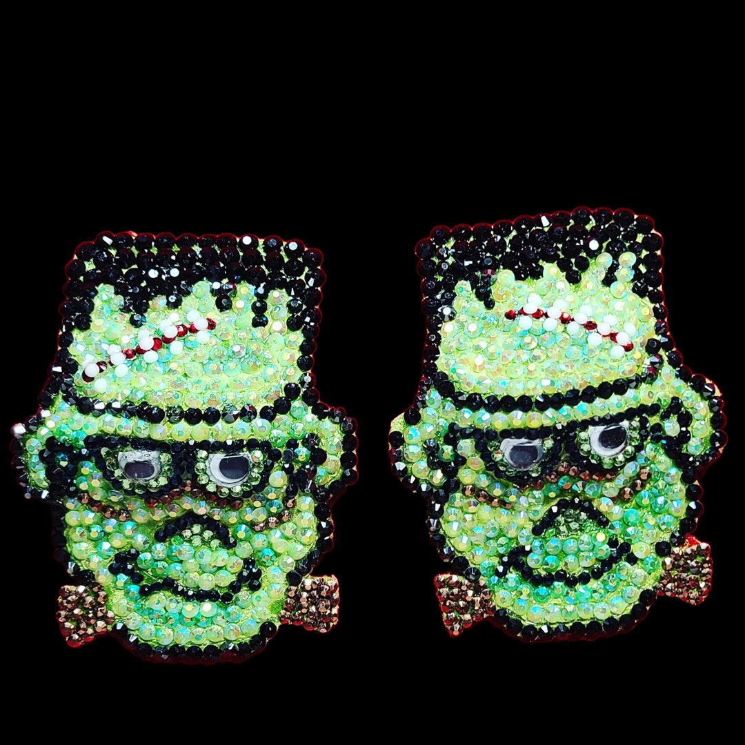Frankenstein Head Funny Cartoon Based Pasties/cosplay/burlesque Costume ...