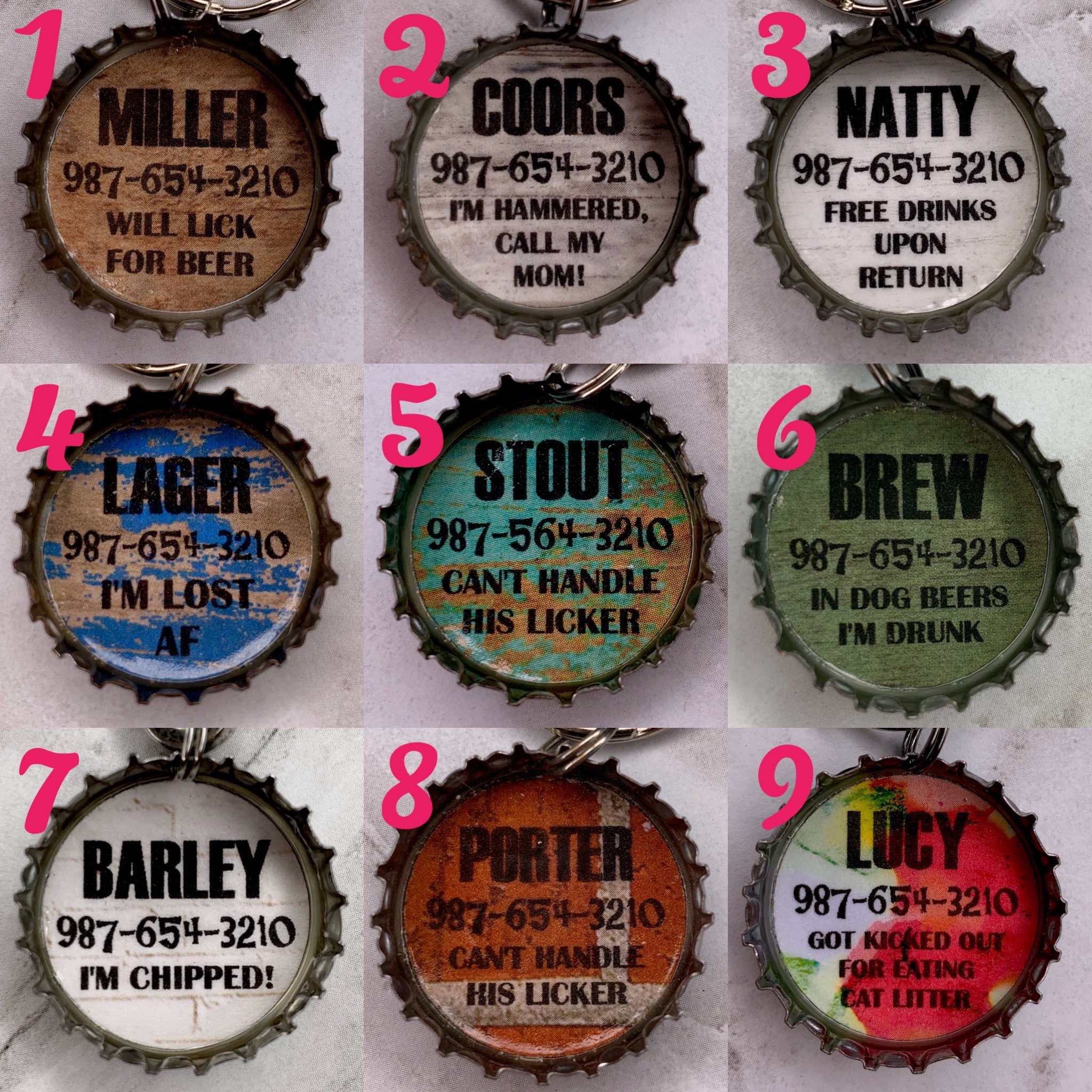 Full Sail Brewing Co Bottle Cap Dog Tag Beer Dog Tag Unique - Etsy España