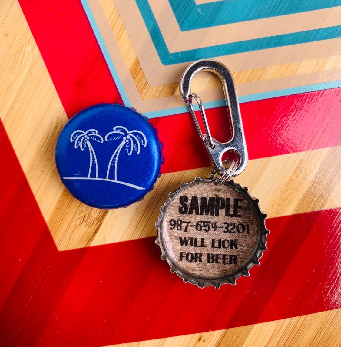 Seagrams Escape Beer Bottle Cap Dog Tag Beer Dog Tag Unique | Etsy