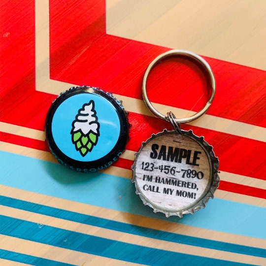 Full Sail Brewing Co Bottle Cap Dog Tag Beer Dog Tag Unique | Etsy