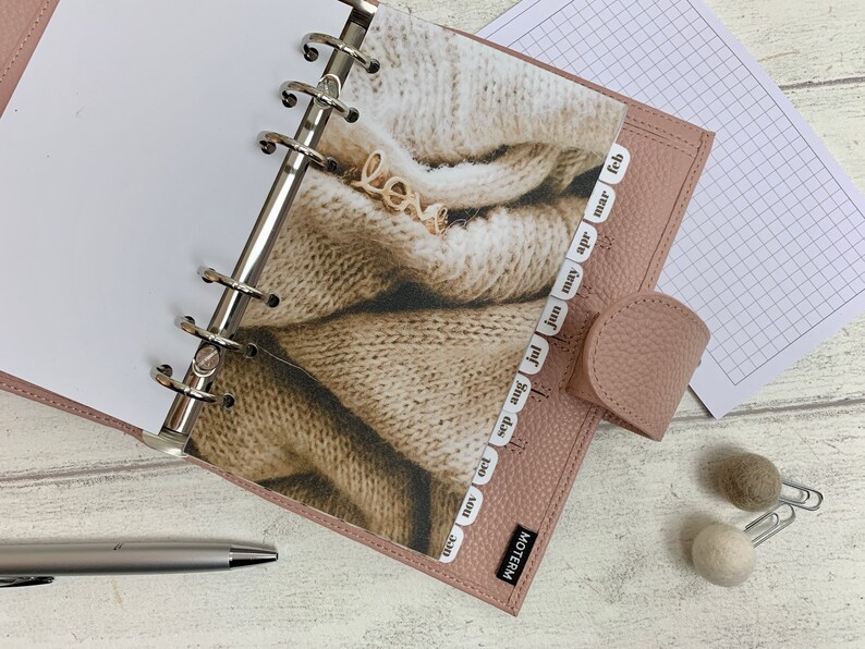 Monthly Dividers Choose Your Size Organise Your Planner | Etsy UK