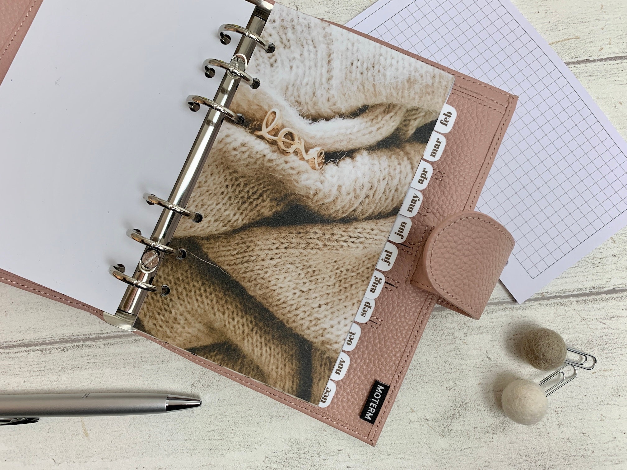 Monthly Dividers Choose Your Size Organise Your Planner | Etsy Canada