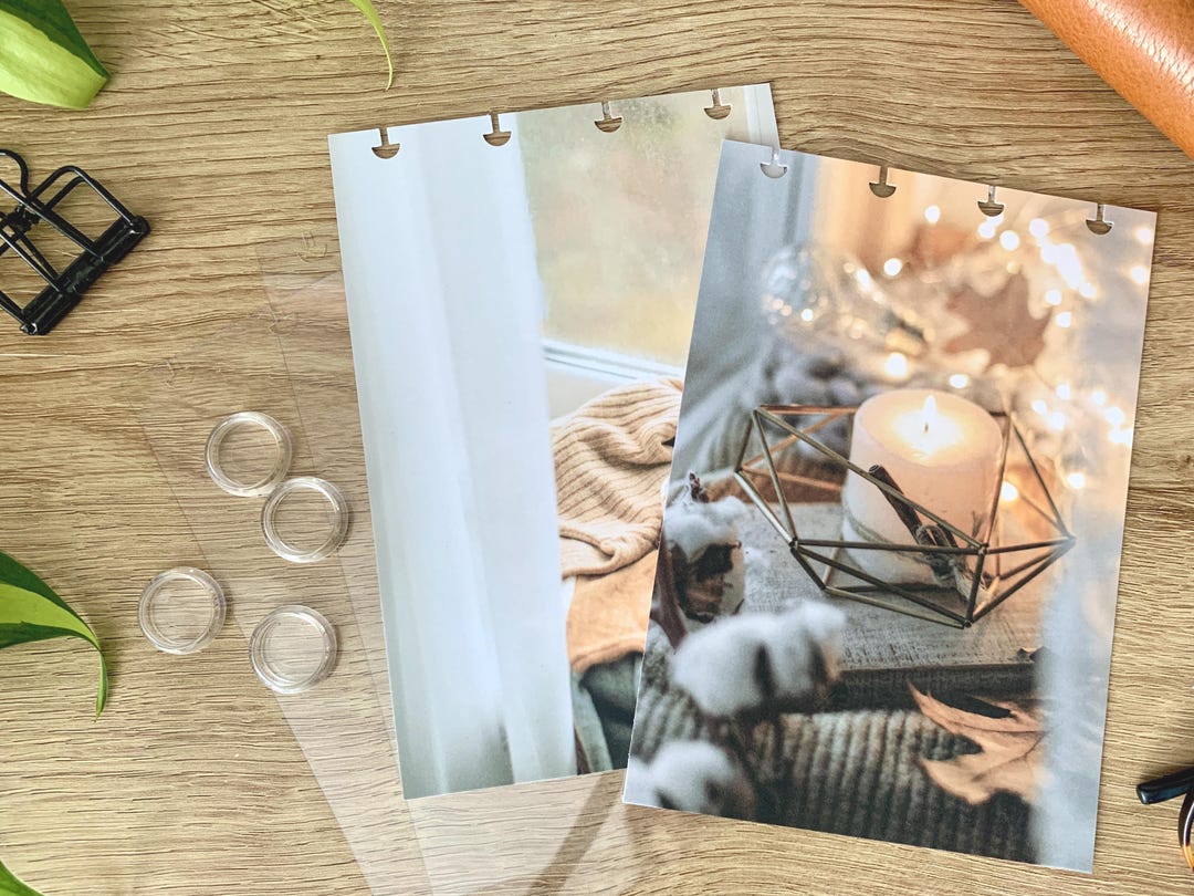 Cosy Neutral Sticker Book Front & Back Covers - With or Without Discs ...