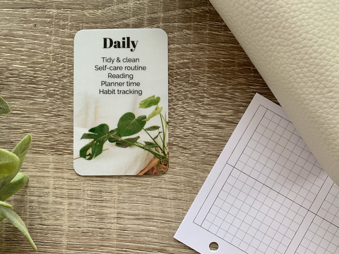 Custom Text Task Card - Bedside Plants - Personalised Card for Your ...