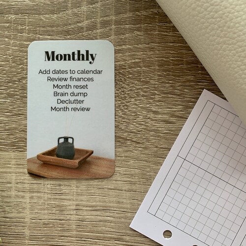 Custom Text Task Card Bedside Plants Personalised Card for - Etsy