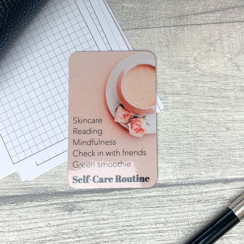 Custom Text Task Card Blossom Personalised Card for Your - Etsy