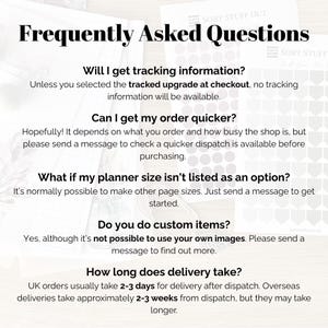 Custom Text Task Card - Blossom - Personalised Card for Your Planner ...