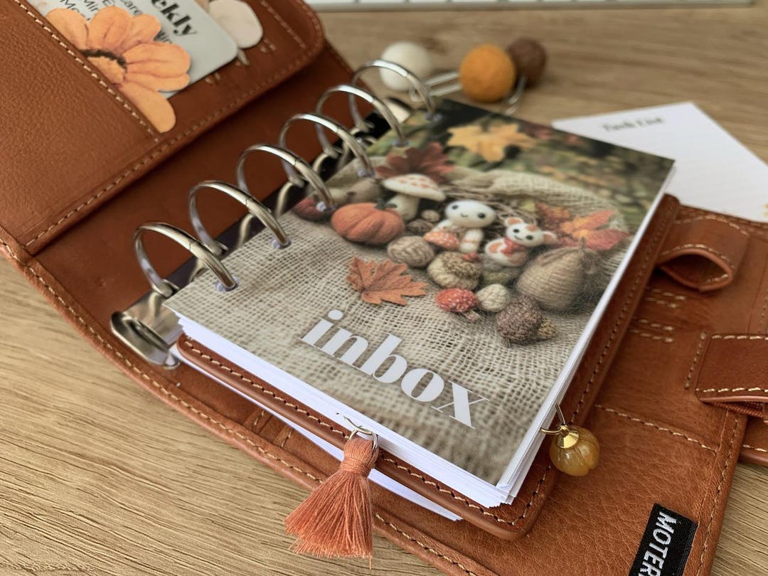 Autumn Crafted Friends Inbox Dashboard - Fits A5, B6, Personal Wide ...