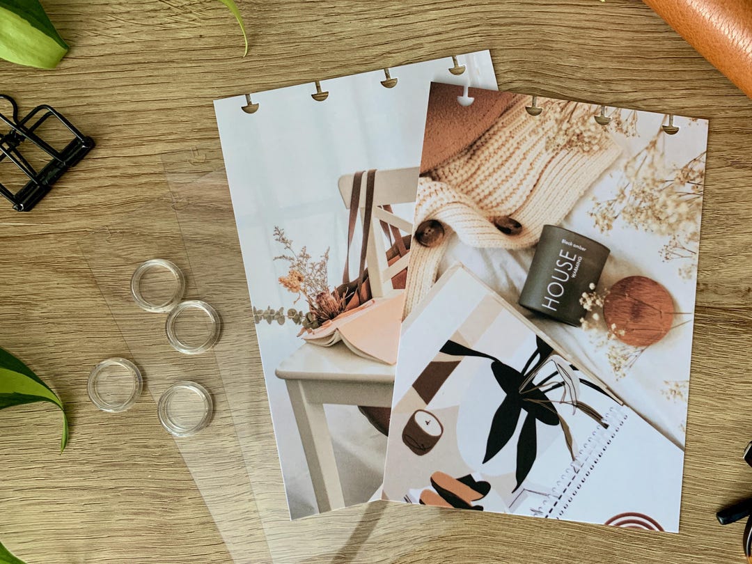 Earth Tones Sticker Book Front & Back Covers - With or Without Discs ...