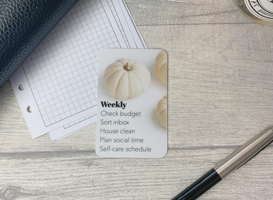Custom Task Card - Neutral Pumpkin - Personalised Task Card for Your ...