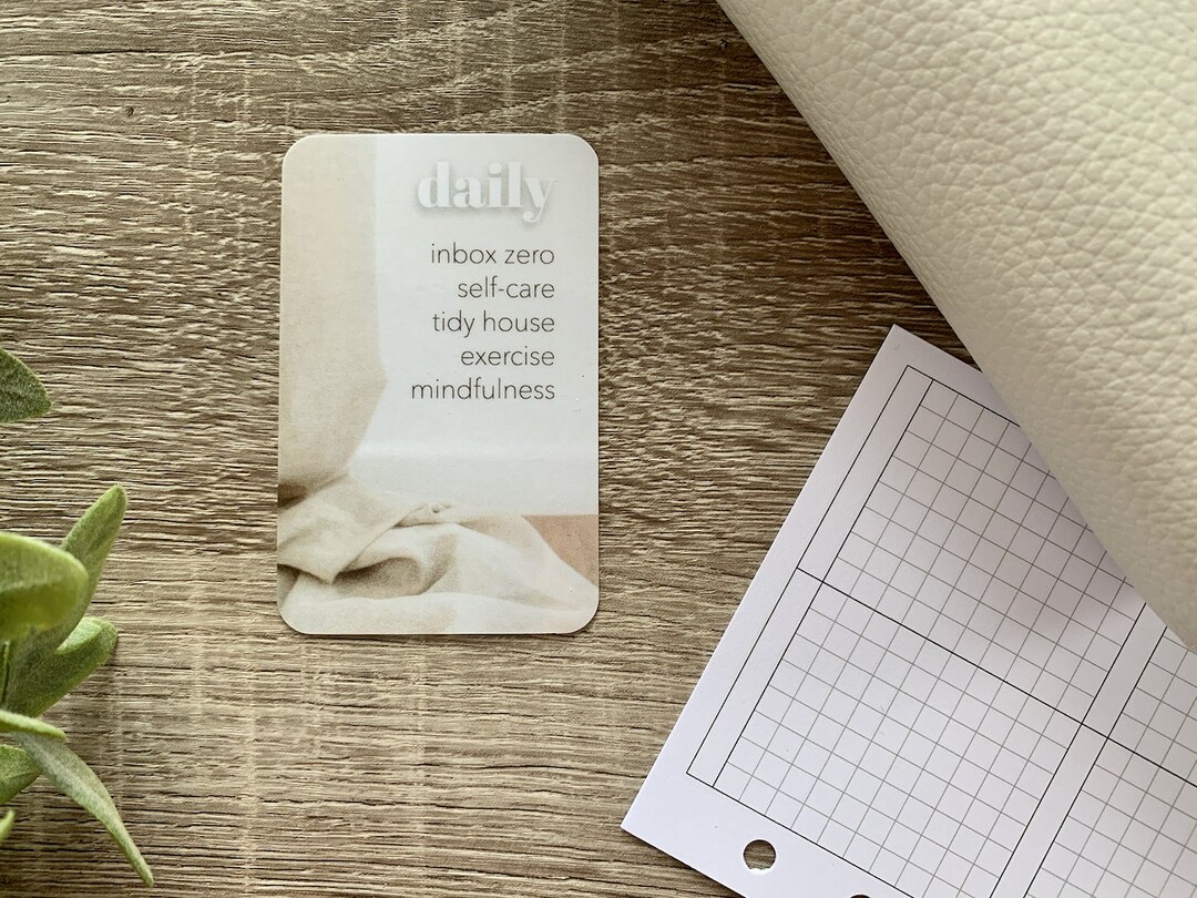 Custom Text Task Card Linen Curtains Personalised Task Card for Your ...