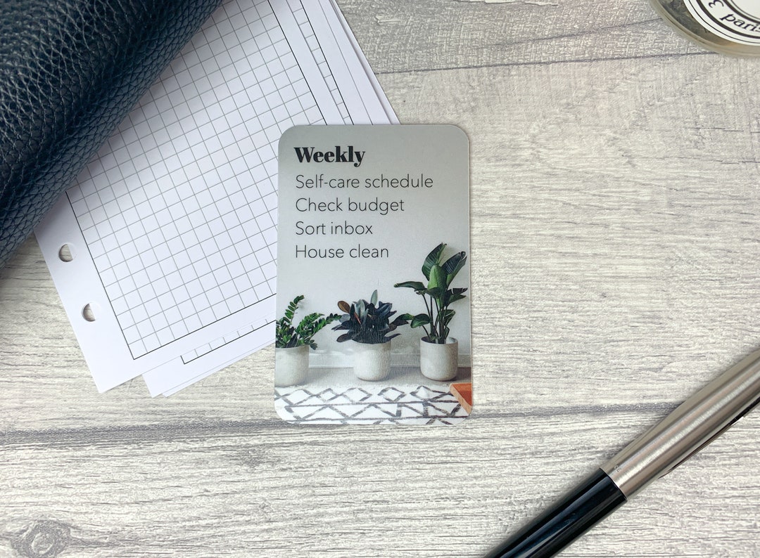 Custom Task Card - Rug and Plants - Personalised Task Card for Your ...