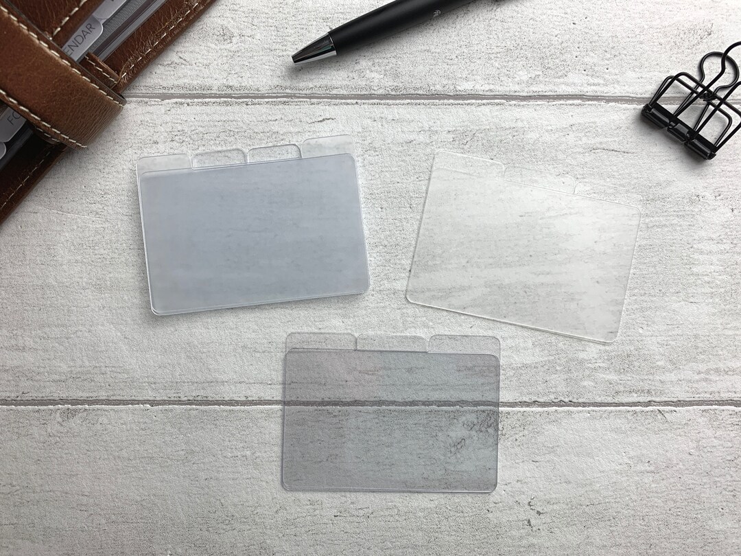 Blank Task Cards - With or Without Tabs for Your Planner - Add Your Own ...