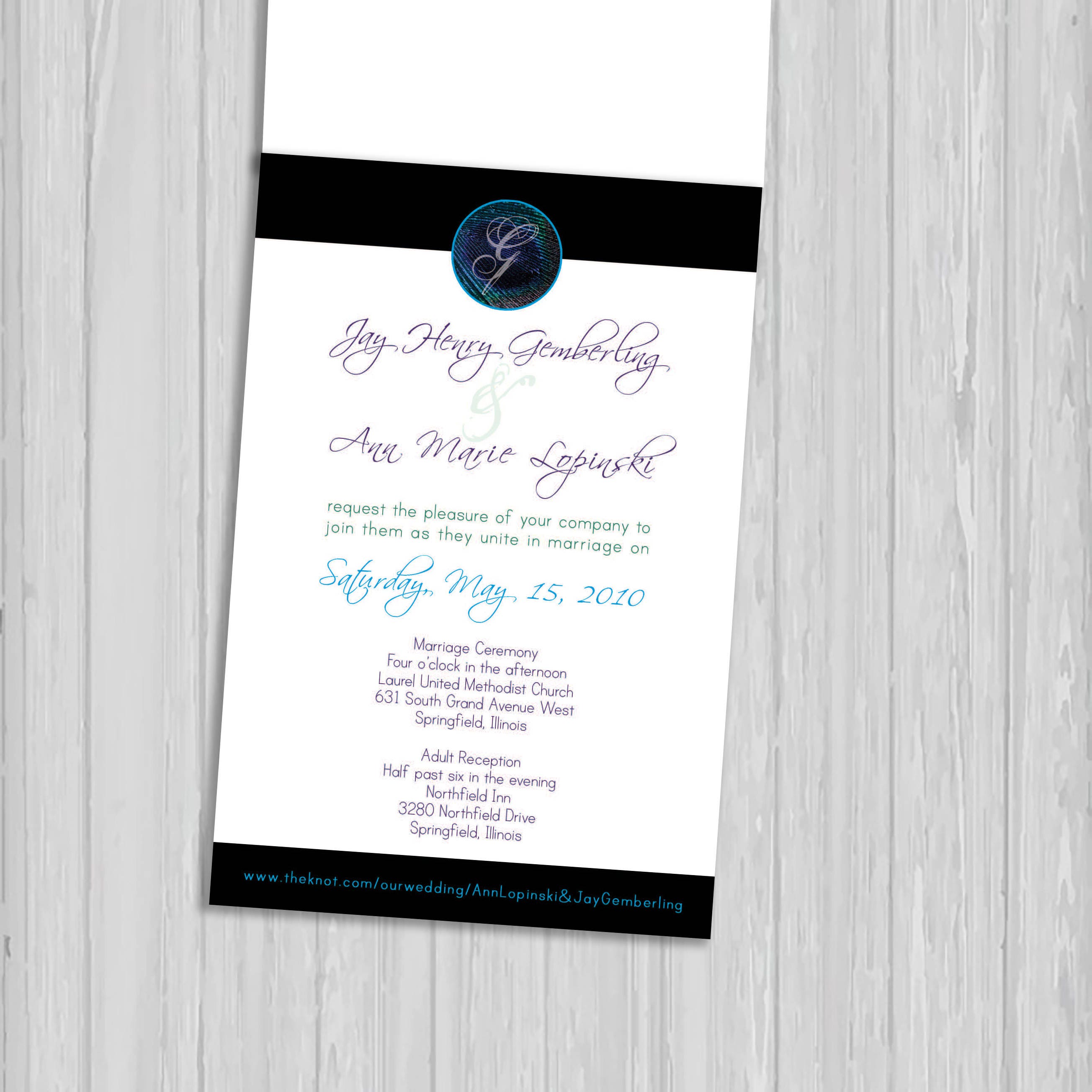 Peacock Theme Wedding Invitation - Etsy
