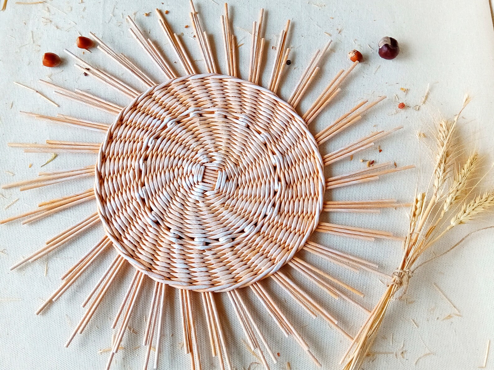 Gold Sun Wall Decor Above Bed Set of 2 - Etsy