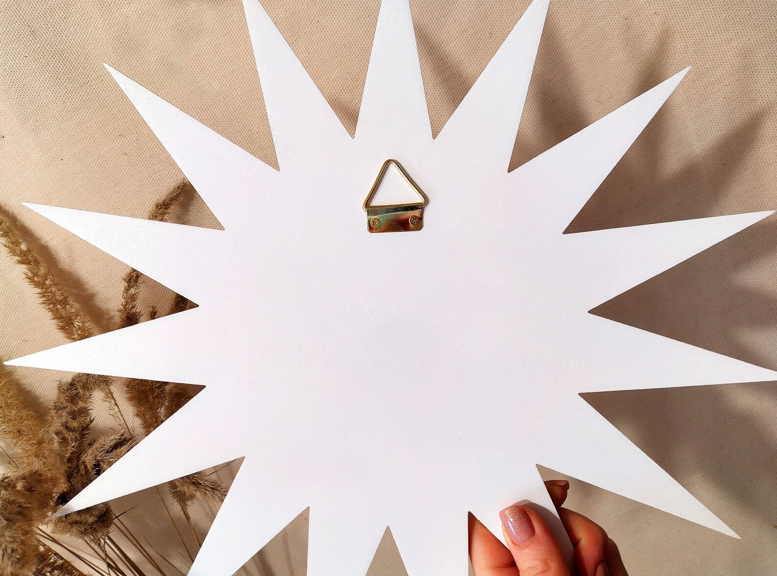 Wooden Sun Mirror White or Black Sunburst Mirror Small Wall | Etsy