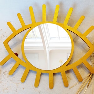 Eye Mirror Wall Decor, Black Accent Mirror, All Seeing Eye Decor - Etsy