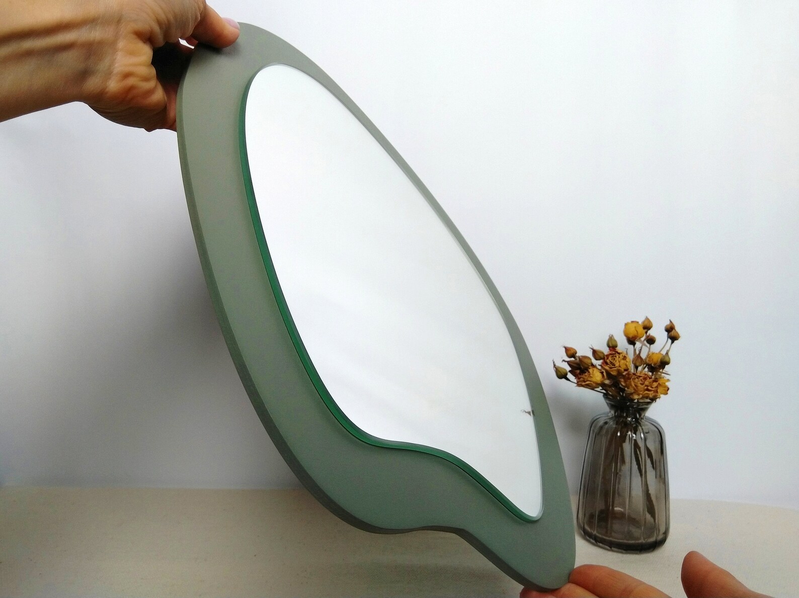 Boho Mirror Wall Decor Light Yellow Decor Bohemian Mirror - Etsy