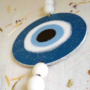 Wooden Evil Eye Wall Hanging, Evil Eye House Protection, Above Door ...