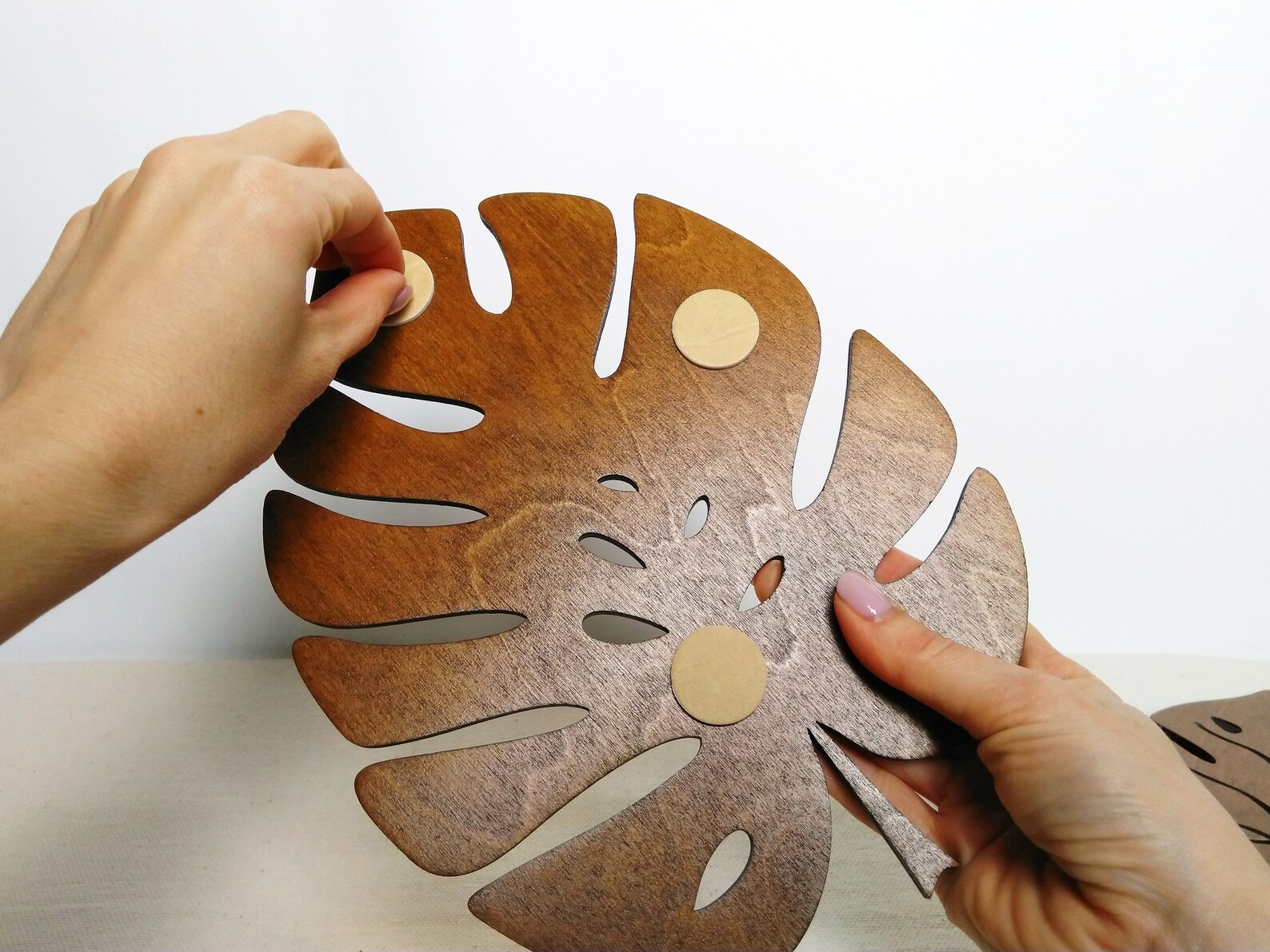 Monstera Leaf Boho Wall Decor, Leaf Wood Wall Art, Monstera Wall Art ...