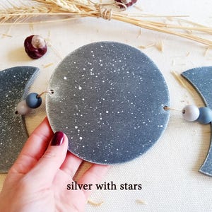 Moon Phase Boho Wall Decor, Bohemian Phases of the Moon, Boho Moon Wall ...
