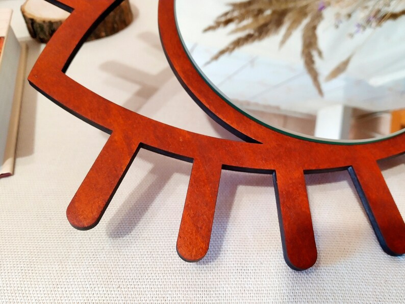 All Seeing Eye Mirror Wall Decor Black Accent Evil Eye Wall - Etsy