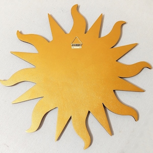 Celestial Decor Wavy Sun Wall Mirror Black, Sunburst Mirror, Boho ...