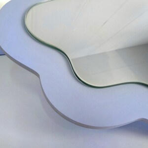 Сloud Wavy Mirror Squiggle Funky Mirror for Nursery - Etsy