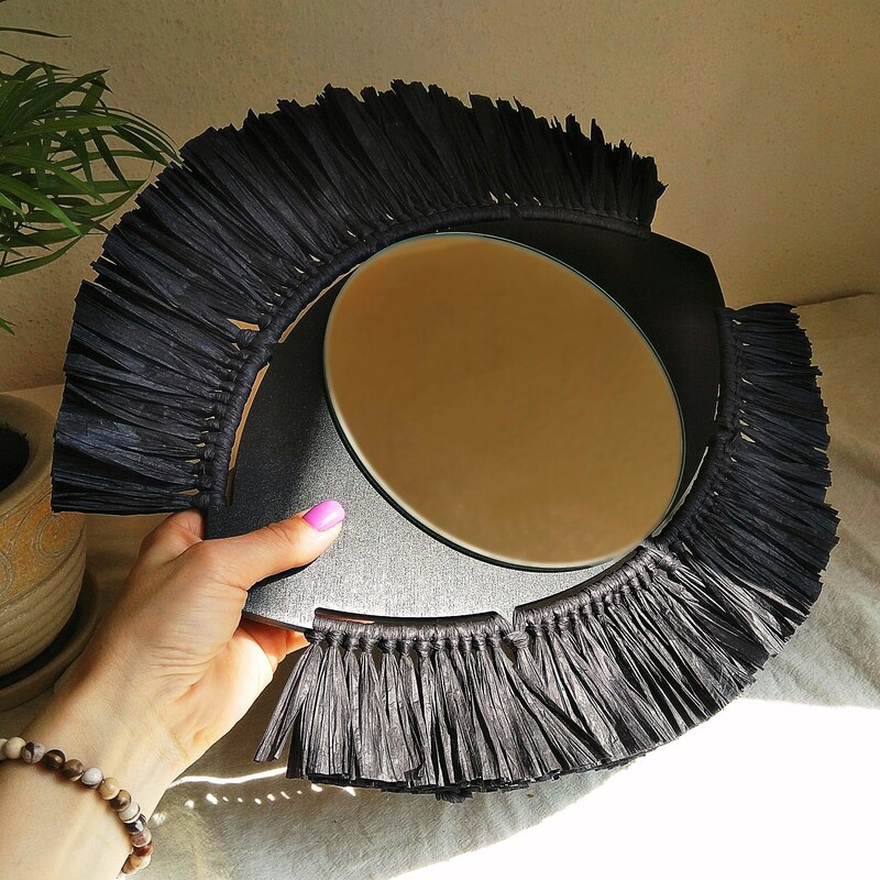 Fringe Mirror - Etsy