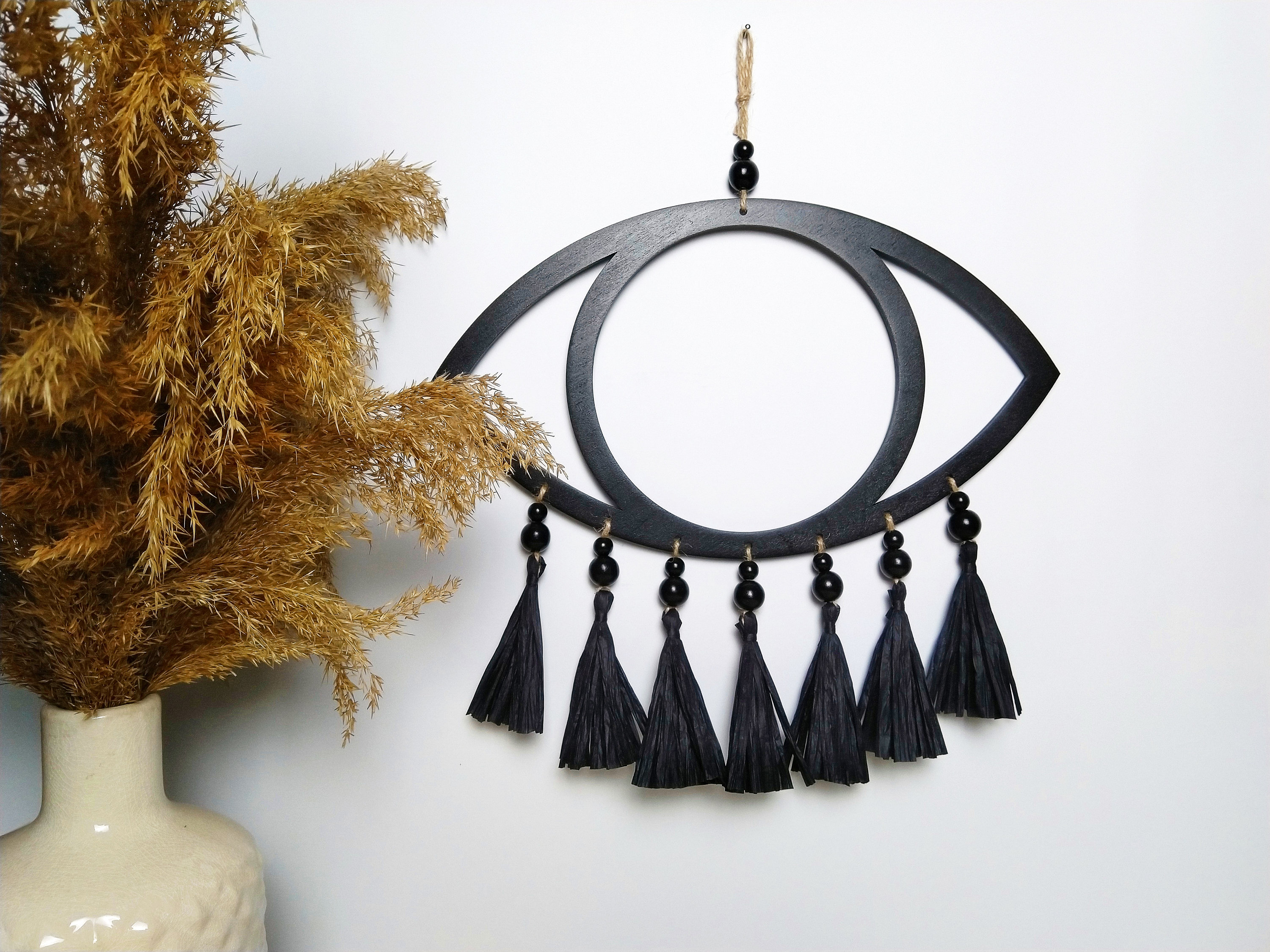 Boho Housewarming Gift All Seeing Eye, Eye Shaped Wall Decor With ...